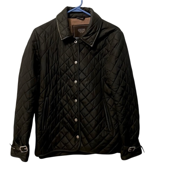 Coach | Jackets & Coats | Coach Black Quilted Coat | Poshmark